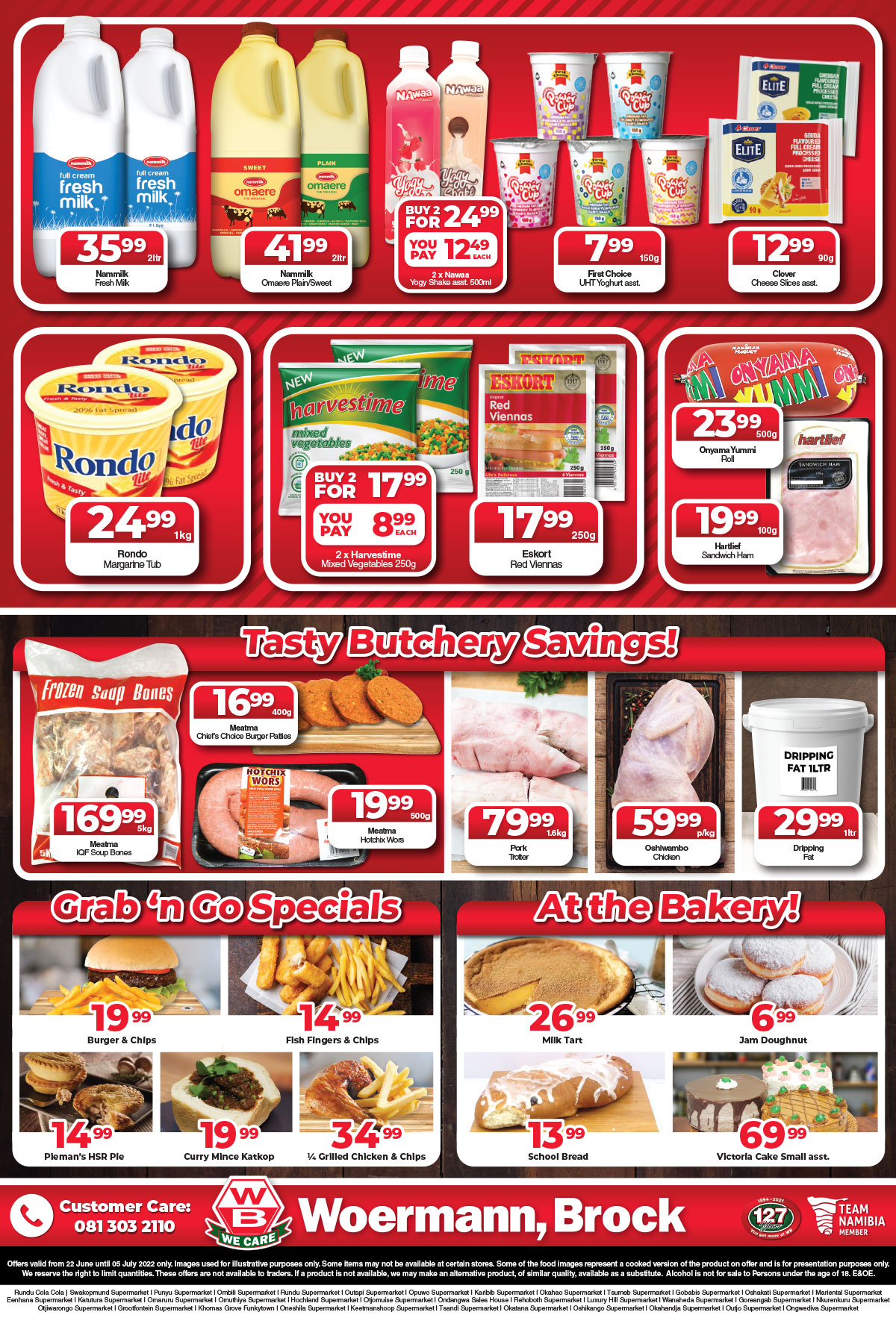 The WB Supermarkets - Leaflet History