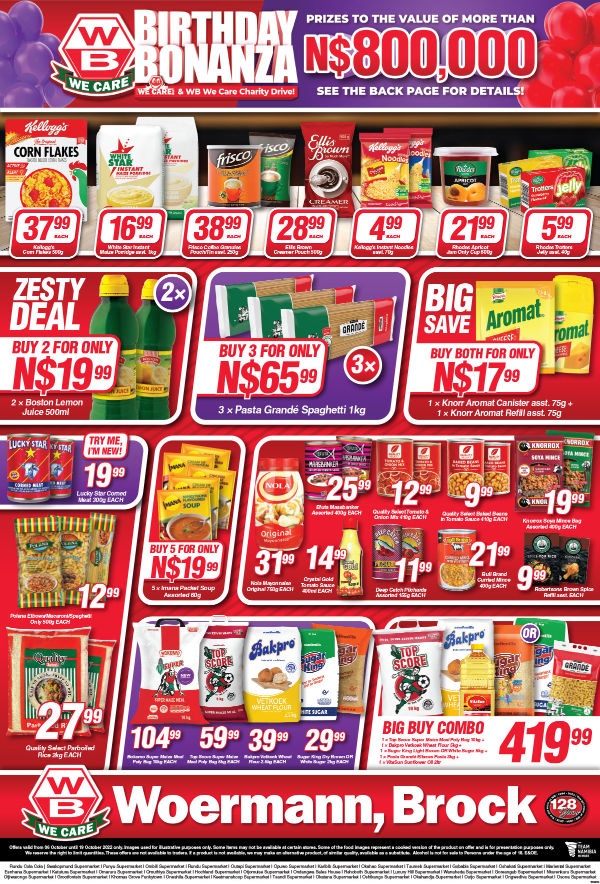 The WB Supermarkets - Leaflet History - Recent